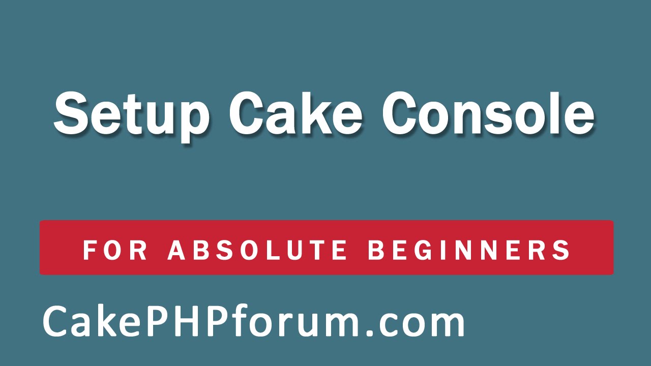 CakePHP 2.5.4 Basics Tutorial for Beginners - Blog Application - 07 - Setup Bake Console