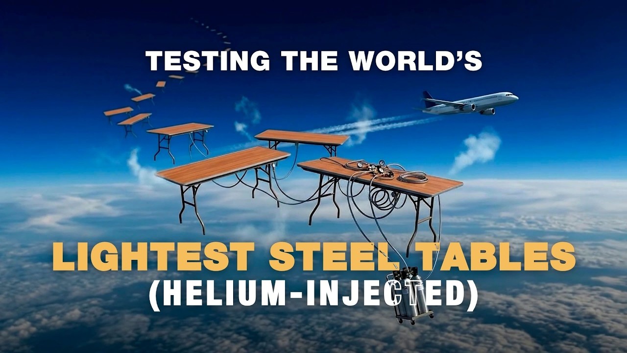 Helium-Filled Banquet Tables?! 😂 Steel Skeleton Tables + Table Carts Explained