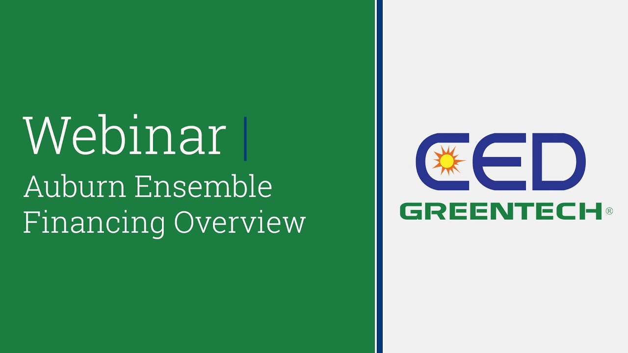 CED Greentech Auburn | Ensemble by CED Greentech Financing Overview