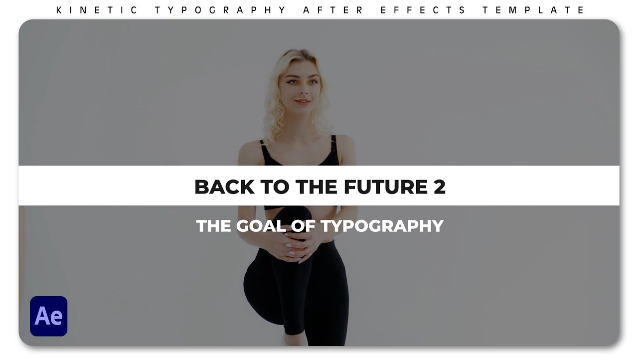 Kinetic Typography - After Effects Template | Free Download | Templates for Creators