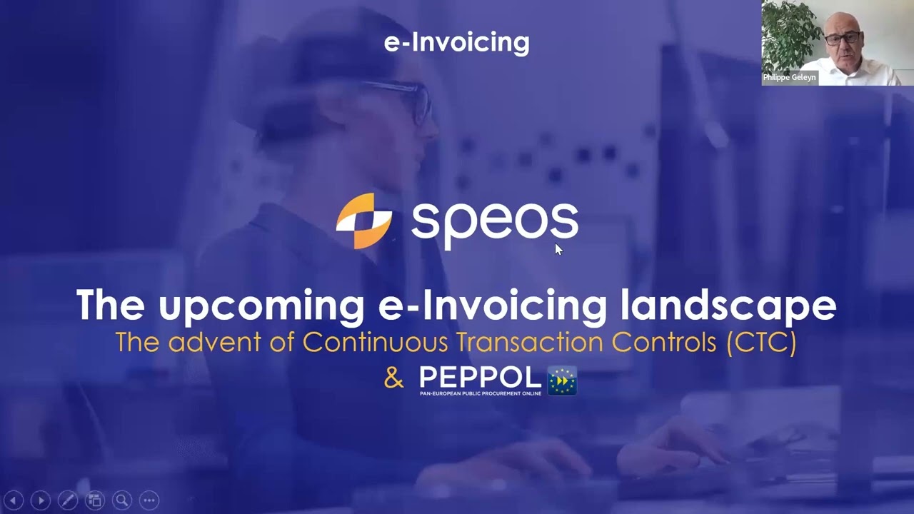 speos: e-Invoicing webinar - Upcoming e-Invoicing obligations in the EU