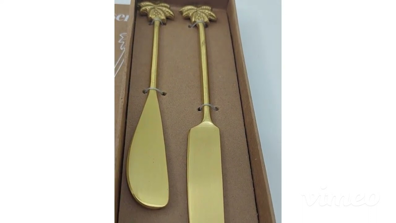 Tropical Brass Knives
