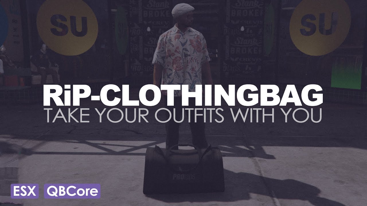 [ESX/QB] Clothingbag | Change your outfit from everywhere - FiveM ...