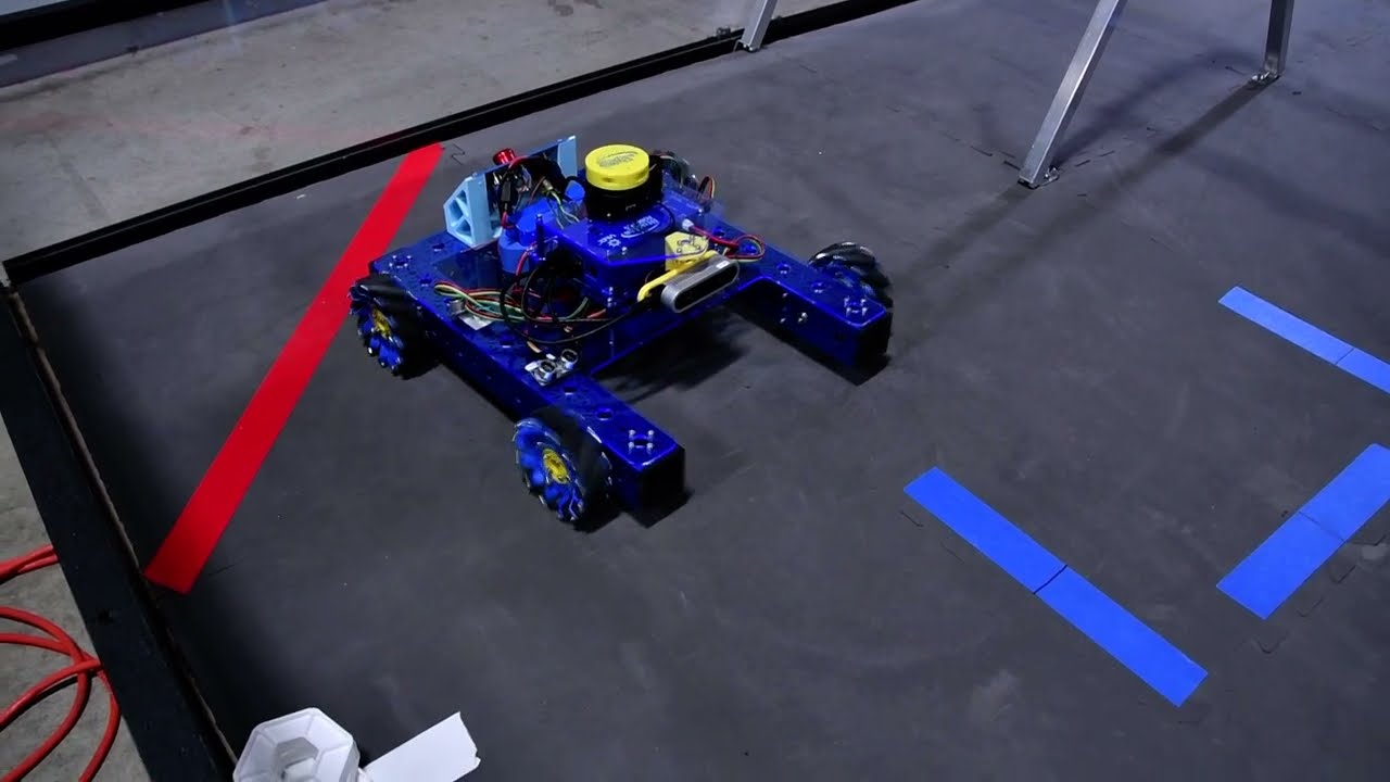 Robotics Chassis with Mecanum Wheels in Action!