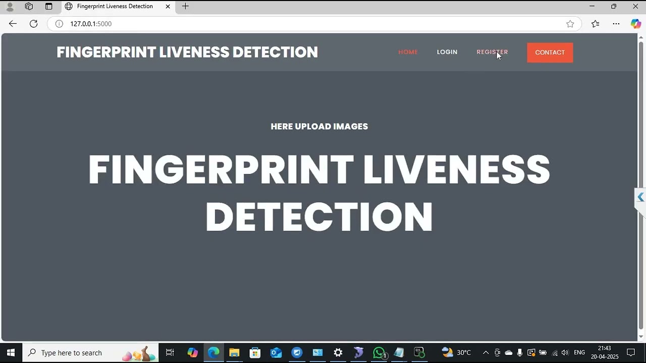 FingerPrint Liveliness Detection Using Deep Learning