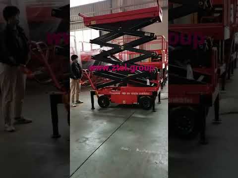 ZTSJY Battery self-walk 4-18m .load 300-500kg. custom color. www.ztcl.group www.chinalifter.cn