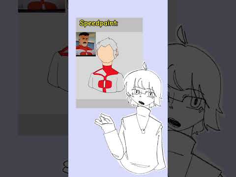 Drawing challenge day 1 #art #invincible #speedpaint