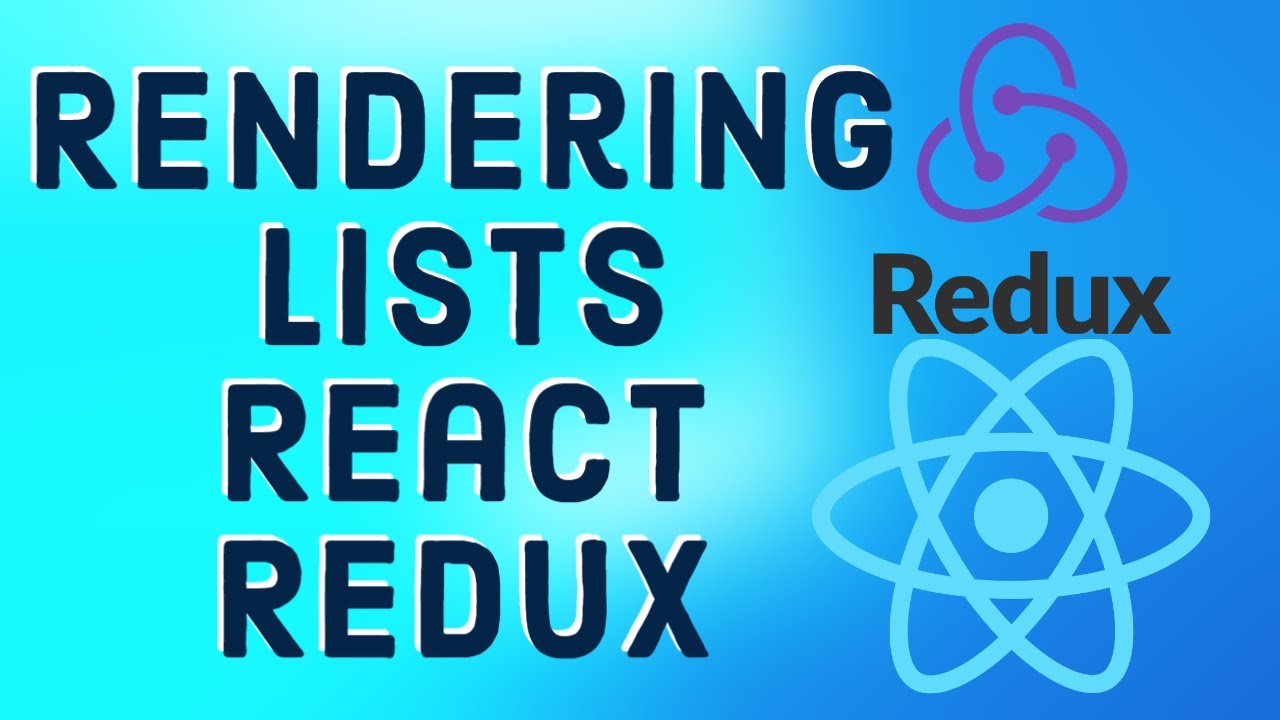 React Tutorial 25 - Todo-List with Redux | Rendering Lists React/Redux