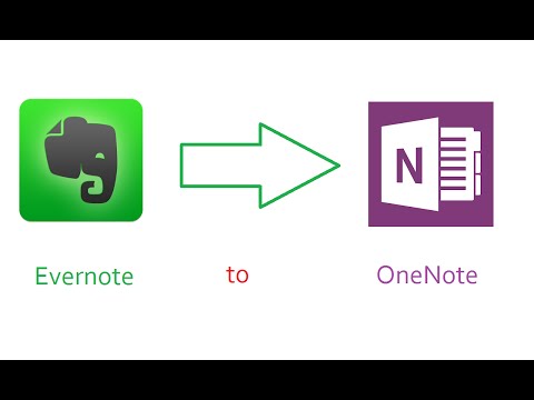 Move from Evernote to OneNote