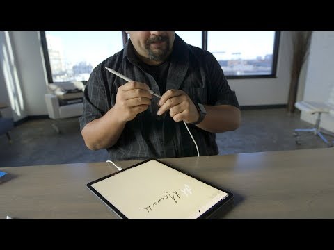 Quick test to pair the old Apple Pencil with the new iPad Pro