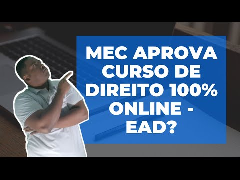 MEC AUTORIZA CURSO DE DIREITO À DISTÂNCIA⚖!🤔?