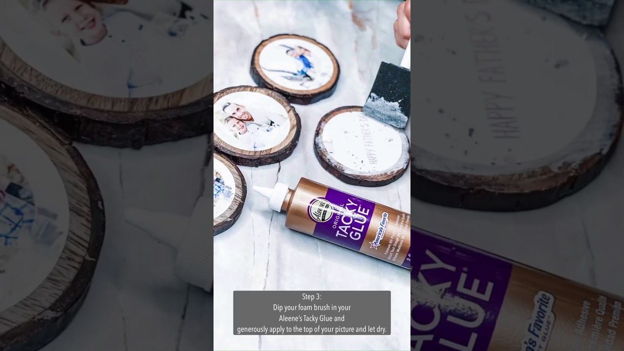 DIY Aleene's Father's Day Coasters