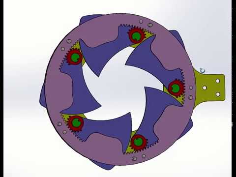 STL file Rotating Mechanical Iris_shutter mechanism-gear structure 🤖 ...