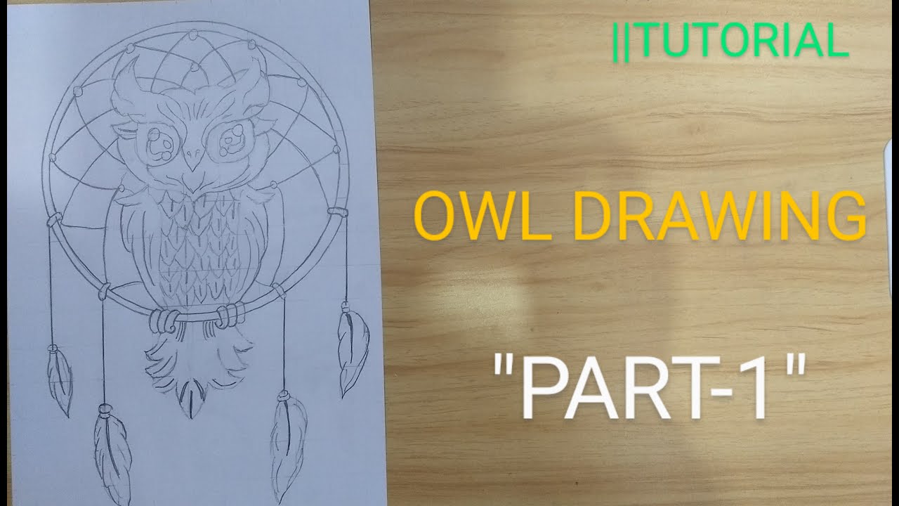 || How draw Dream catcher of owl || #maximoarts
