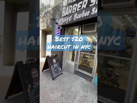 NYC BEST $25 Haircut  TOP Barber Shop #shorts # nyc #style