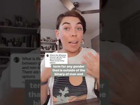 Genderfluid vs Non-Binary 🌈 Zoe Stoller #lgbtq #shorts #lgbtqia #genderfluid #nonbinary