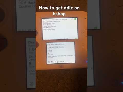 How to get ddlc (unofficial port) on modded 2&3ds (hshop)