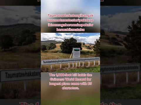 The Longest Place Name in the World
