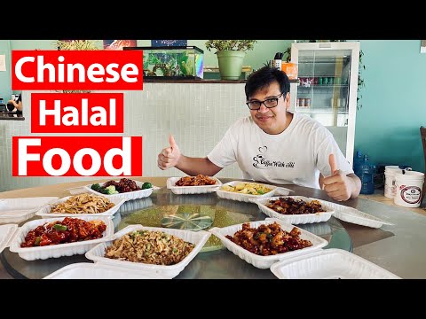 Chinese Food | Halal Chinese Restaurant Li Zhou Sweet and Sour Chicken | Halal Foods | Chinese Food
