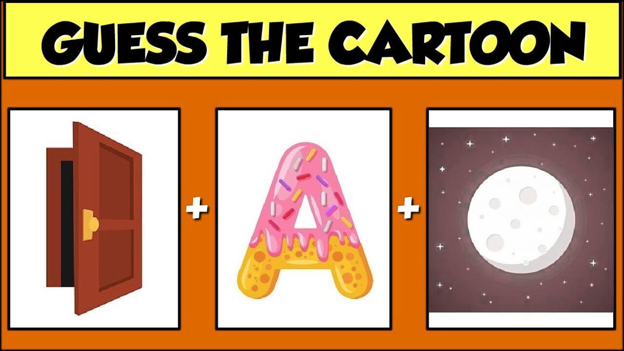 Guess the cartoon by Emoji | Guess the cartoon name | Guess the cartoon character | Emoji Quiz