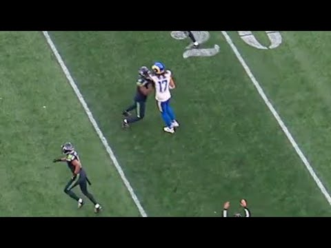 Puka Nacua EJECTED After Throwing Punch vs Seahawks 😳