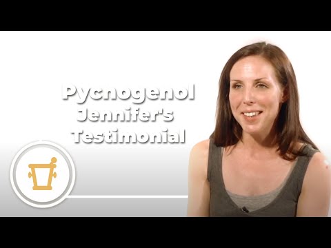 Pycnogenol: the Pine Bark Supplement - Jennifer's Testimonial