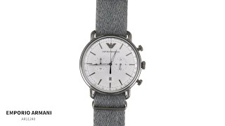 Emporio Armani AR11240 - Zegarek Aviator • Zegarownia.pl