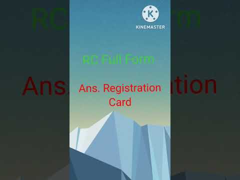 #RC Full Form #shorts video #Full Tech Support