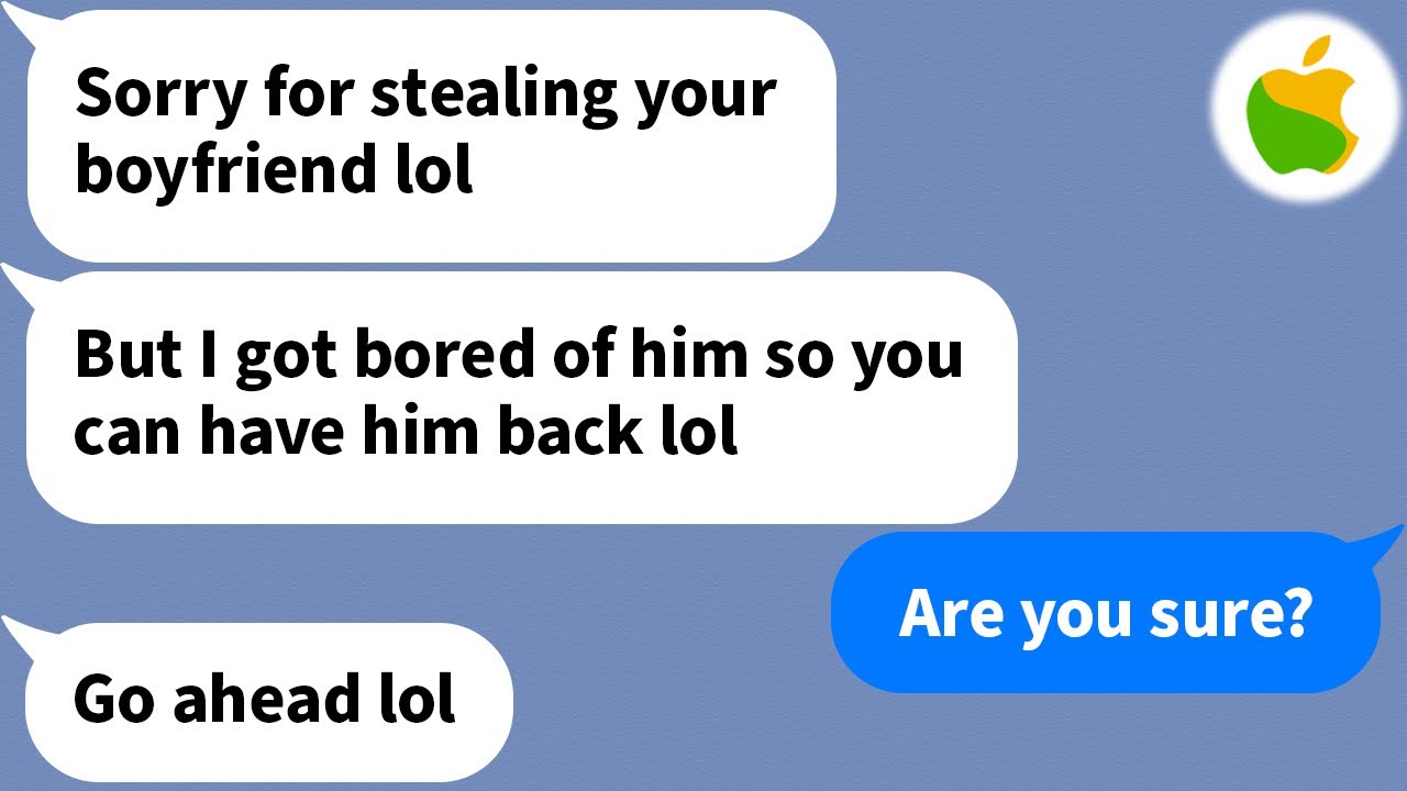 【Apple】 My sister stole my boyfriend. One year later...