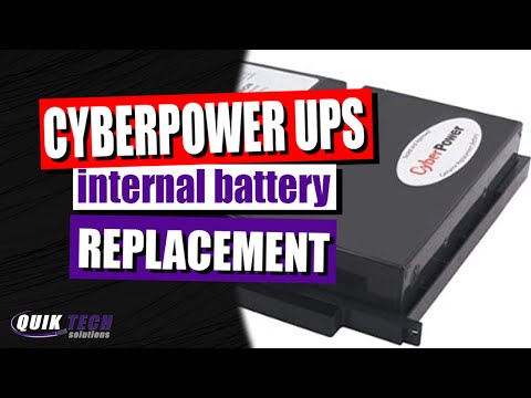 How To Replace CyberPower UPS Internal Battery