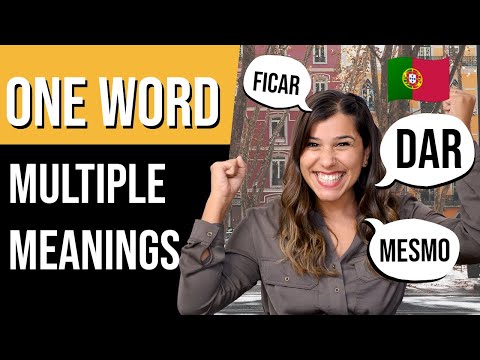 European Portuguese | 5 Common Words with MULTIPLE Meanings!