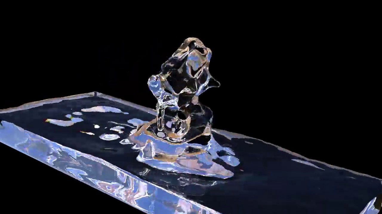 Houdini/Redshift: Water Crag