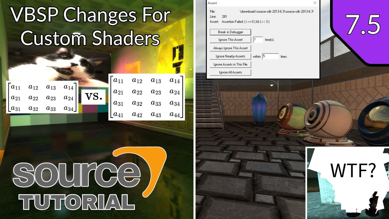 Valve Source Code 2013 Tutorial (Episode 7.5): VBSP Changes For Custom Shaders