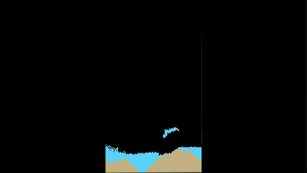 A simple falling sand simulator using python