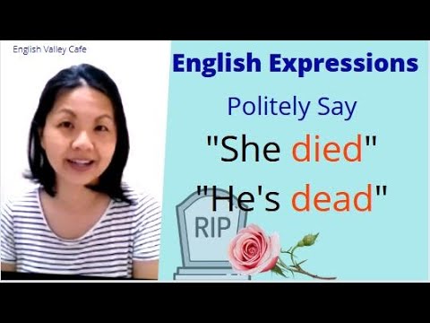 Polite ENGLISH PHRASES to Talk About DEATH | Euphemisms in English