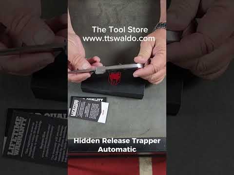 CobraTec Hidden Release Trapper Automatic #Cobratec #automaticknives #tacticalknife