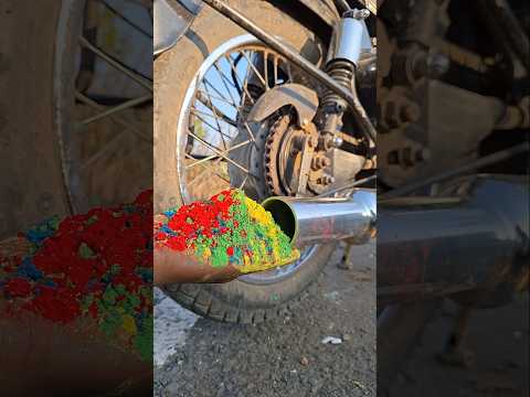 Pov = Holi bullet Bike 😃😃 #shorts #fun #viralshort