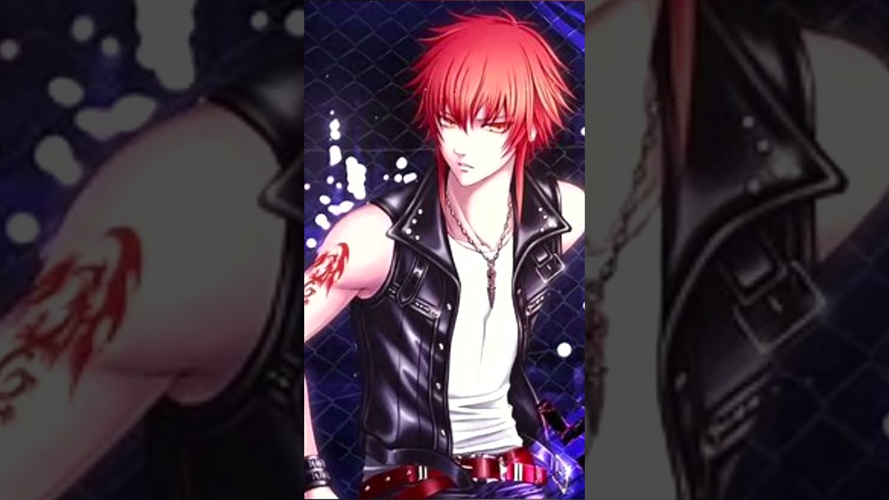 Anime boy wolf morph