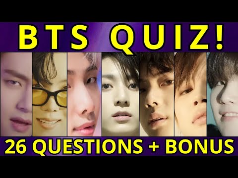 BTS QUIZ FOR TRUE ARMYs! CAN YOU ANSWER ALL BTS QUESTIONS? KPOP TEST!