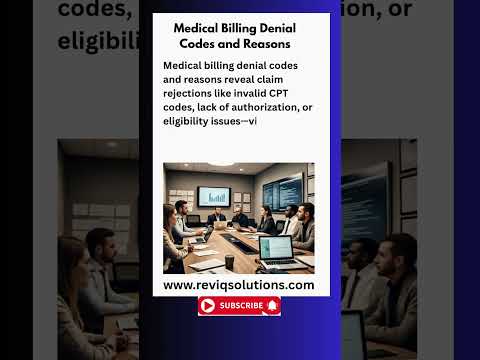medical billing denial codes and reasons #DenialManagement #BillingErrors #ClaimResolution #trends