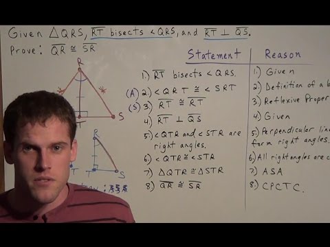 Proving Two Line Segments Congruent (CPCTC)
