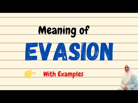 Daily vocabulary | Evasion Meaning | Vocabgram