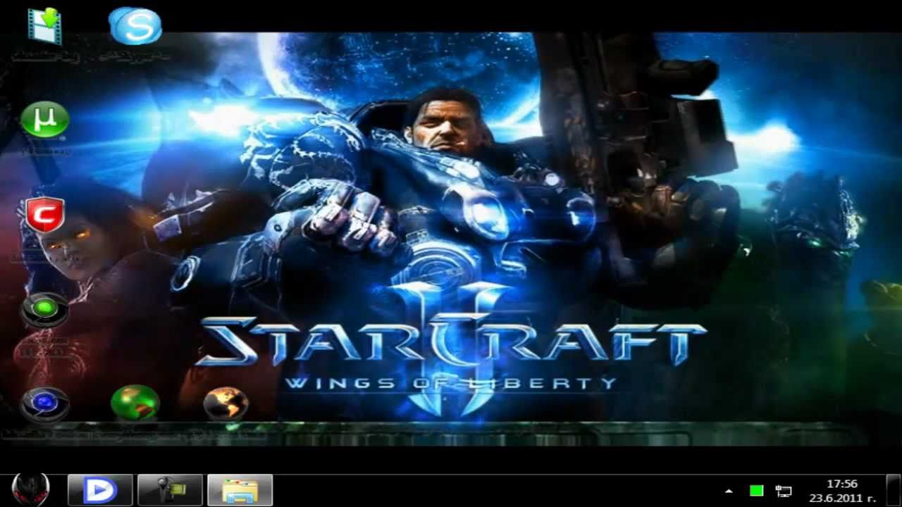 WINDOWS THEME STARCRAFT AND DIABLO 3