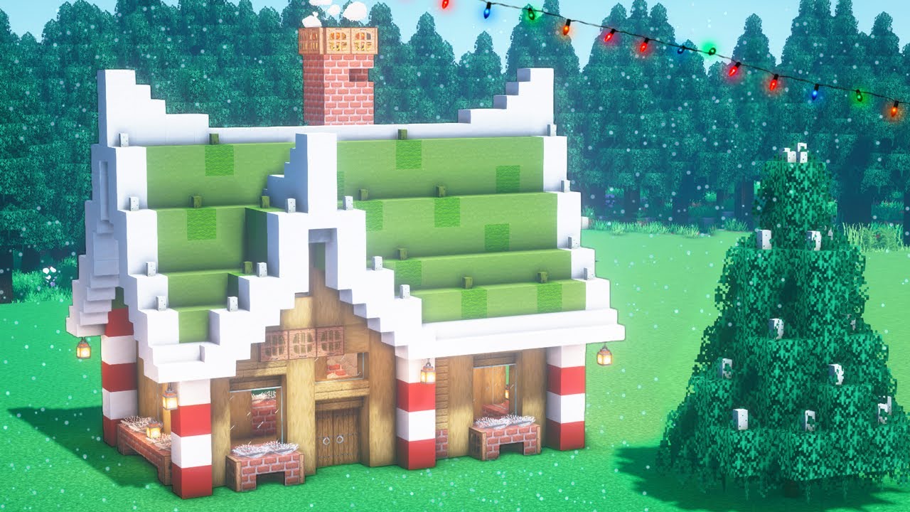 Minecraft: How to Build a Christmas House - Minecraft Builders