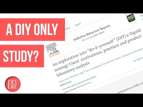 A Study AIMED at DIYer's?