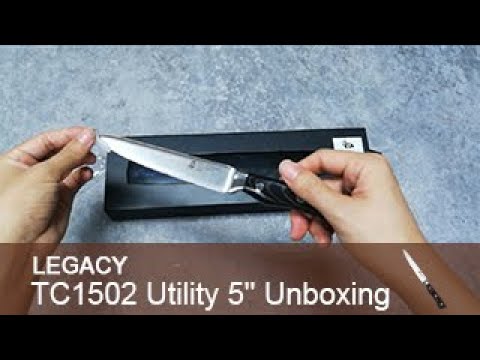 TC1502 Utility 5'' Knife Unboxing - Small Chef Knife Multi-Purpose Knife Meat Vegetable Paring Knife