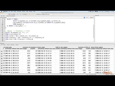 Learn Advanced Applied SQL for Business Intelligence and Analytics First Orders| packtpub com ...