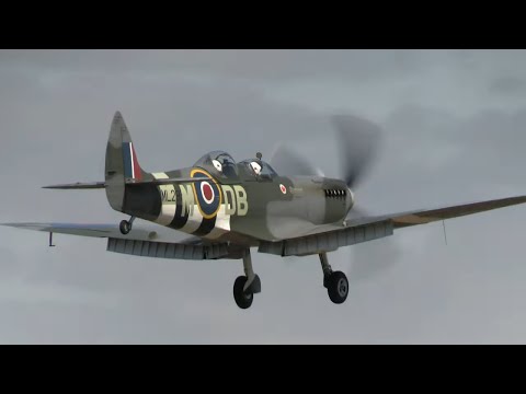 Spitfire - Day 3 Flights at Newcastle Airport | Spectacular WWII Aircraft in Action! ????????
