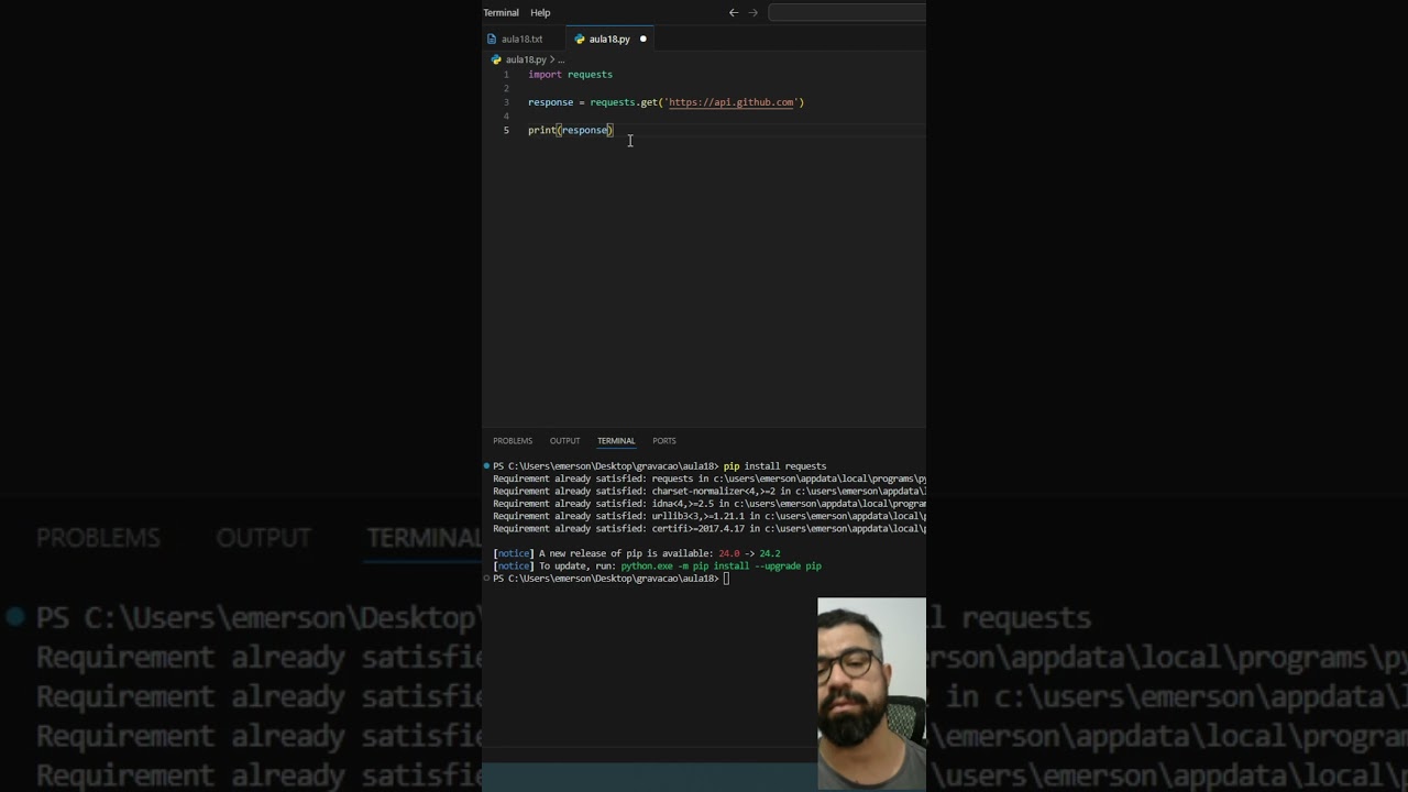 api github Python #python #javascript #shorts #coding #programming #react #css #html #website