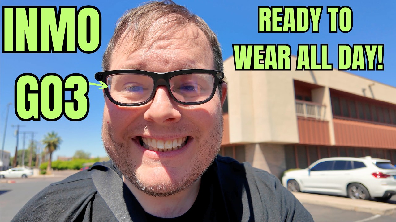 INMO GO3 - Smart AI Glasses that Look Good and Last All Day!